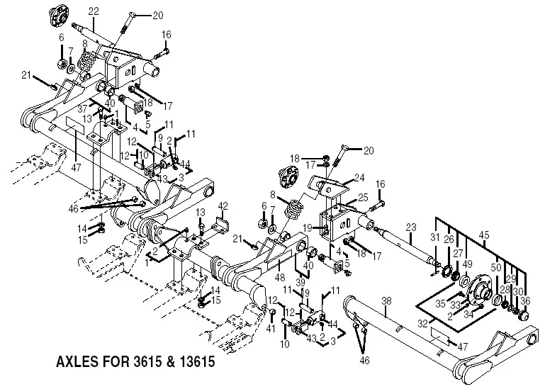 Bush Hog 3610 Rotary Cutter Parts Diagrams