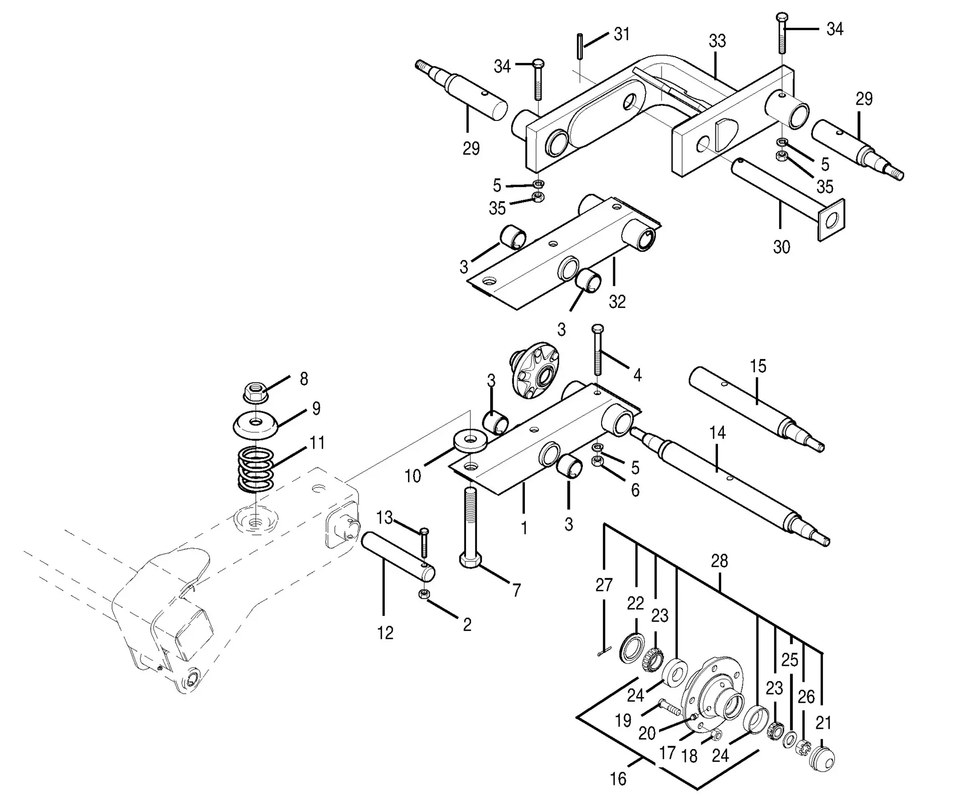 Bush Hog 3710/3715/13710/13715/3715 Flex Wing Cutters & Brush Cutter ...