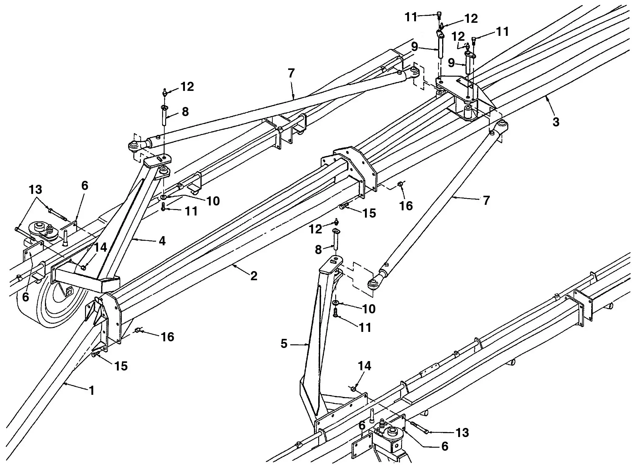 Bush Hog DFWR MODELS HAY RAKES Parts Diagrams