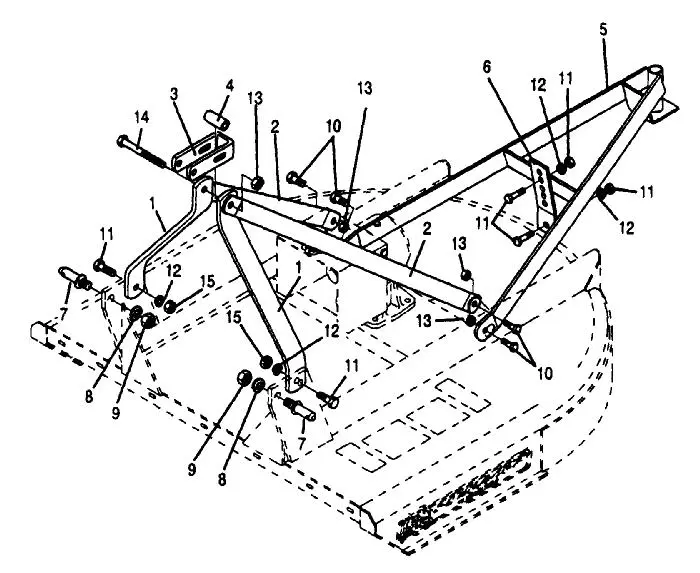 Bush Hog SQ 480 - Squealer Rotary Cutter Parts Diagrams