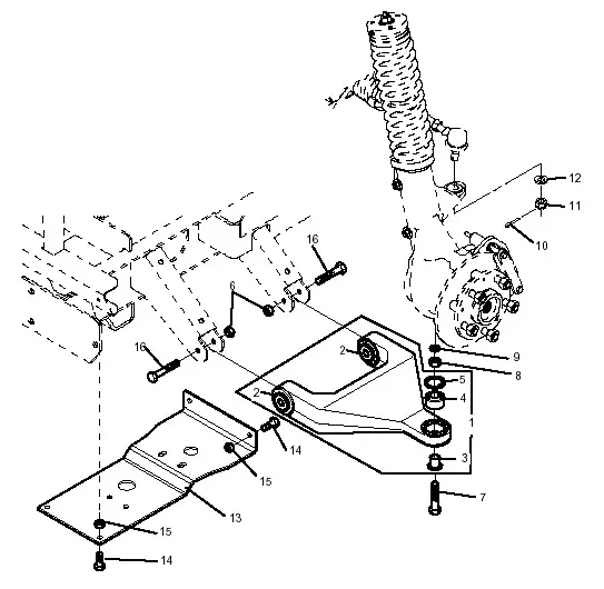 Bush Hog TH4400 Trail Hand Parts Diagrams