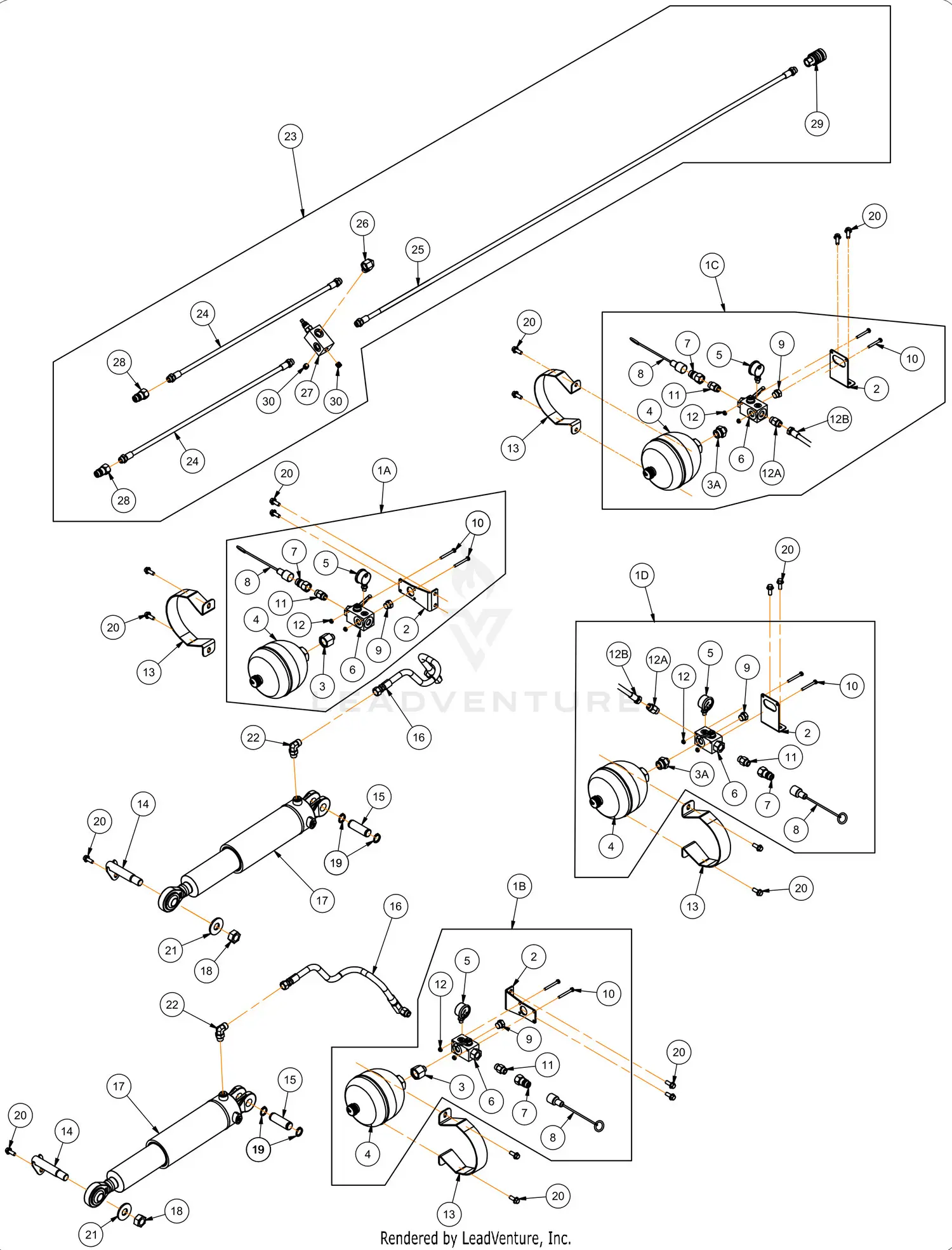 Unverferth 1396 Right-Hand Unload Avalanche Grain Carts S/N B42230100 ...