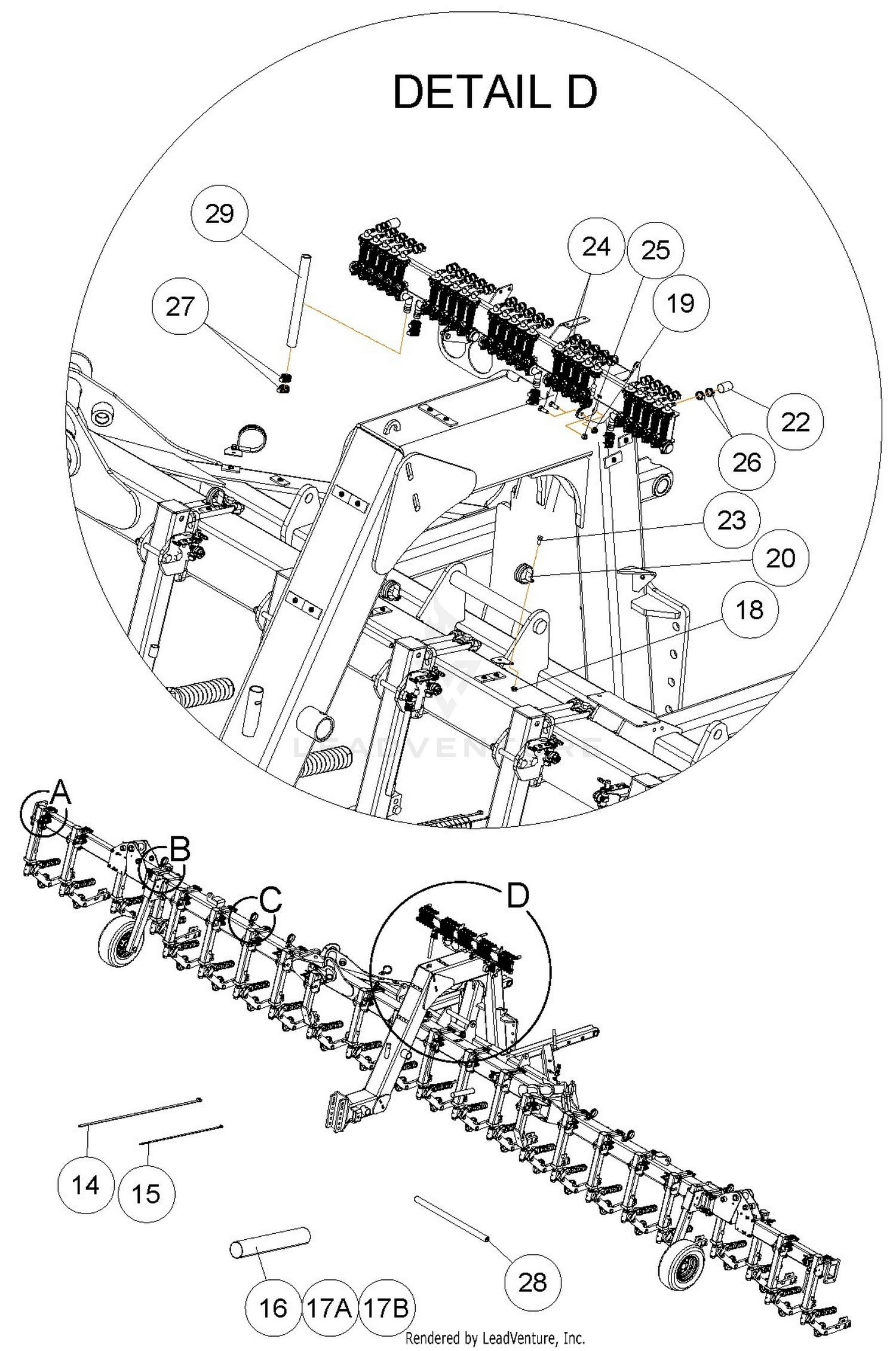 Unverferth 1800 NutriMax Liquid Applicator Gallon S/N B40640100 ...