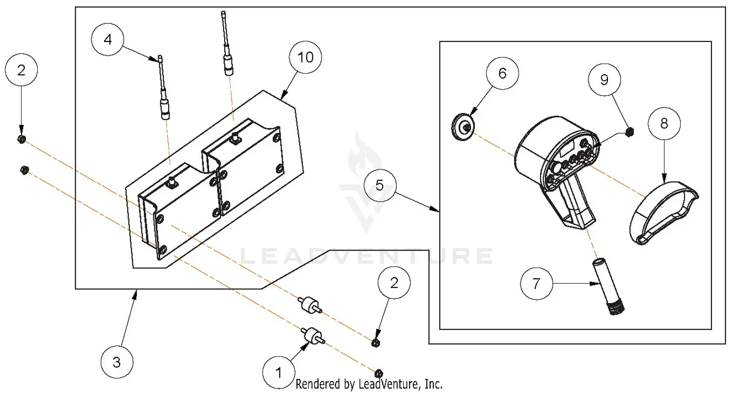 Unverferth 5000 Seed Runner Bulk Tender S/N D61110100 & Up Parts Diagrams