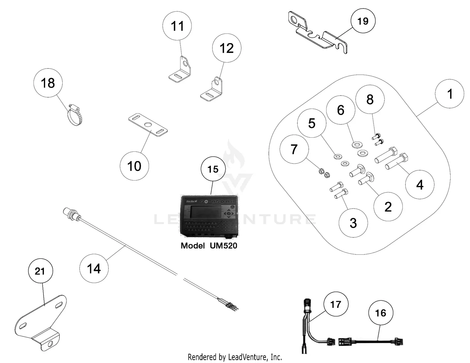 Unverferth 5000 Unverferth Grain Cart S/N 100000 - B1590099 Parts Diagrams