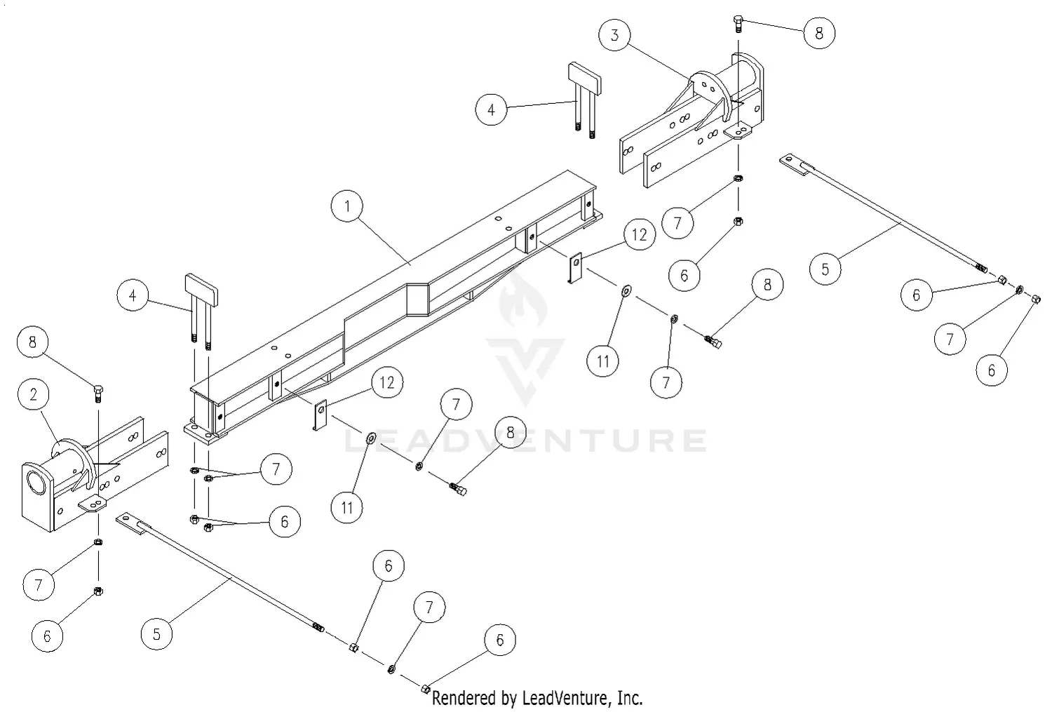 Unverferth 774 Brent Grain Cart S/N 774648 - B1565099 Parts Diagrams