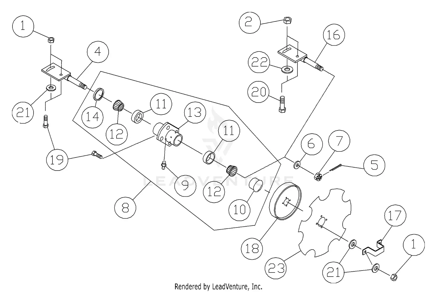 Unverferth Zone Till Cart Row Markers S/N All Parts Diagrams