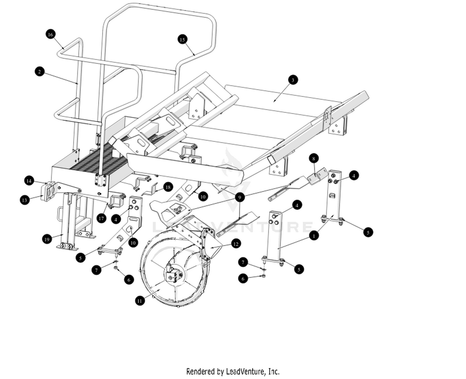 Unverferth CCS Cradle Parts Diagrams