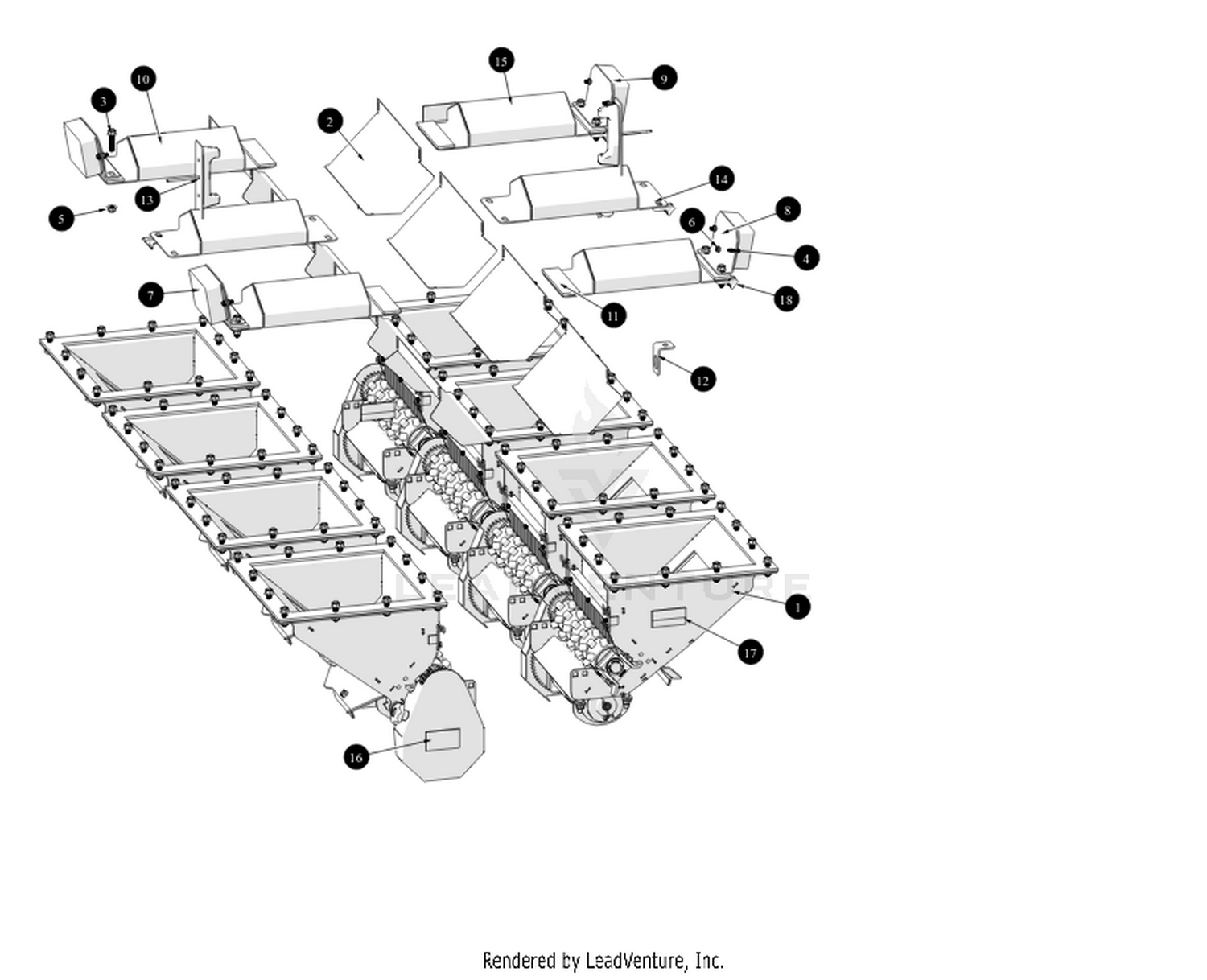 Unverferth Fertilizer Metering System Parts Diagrams