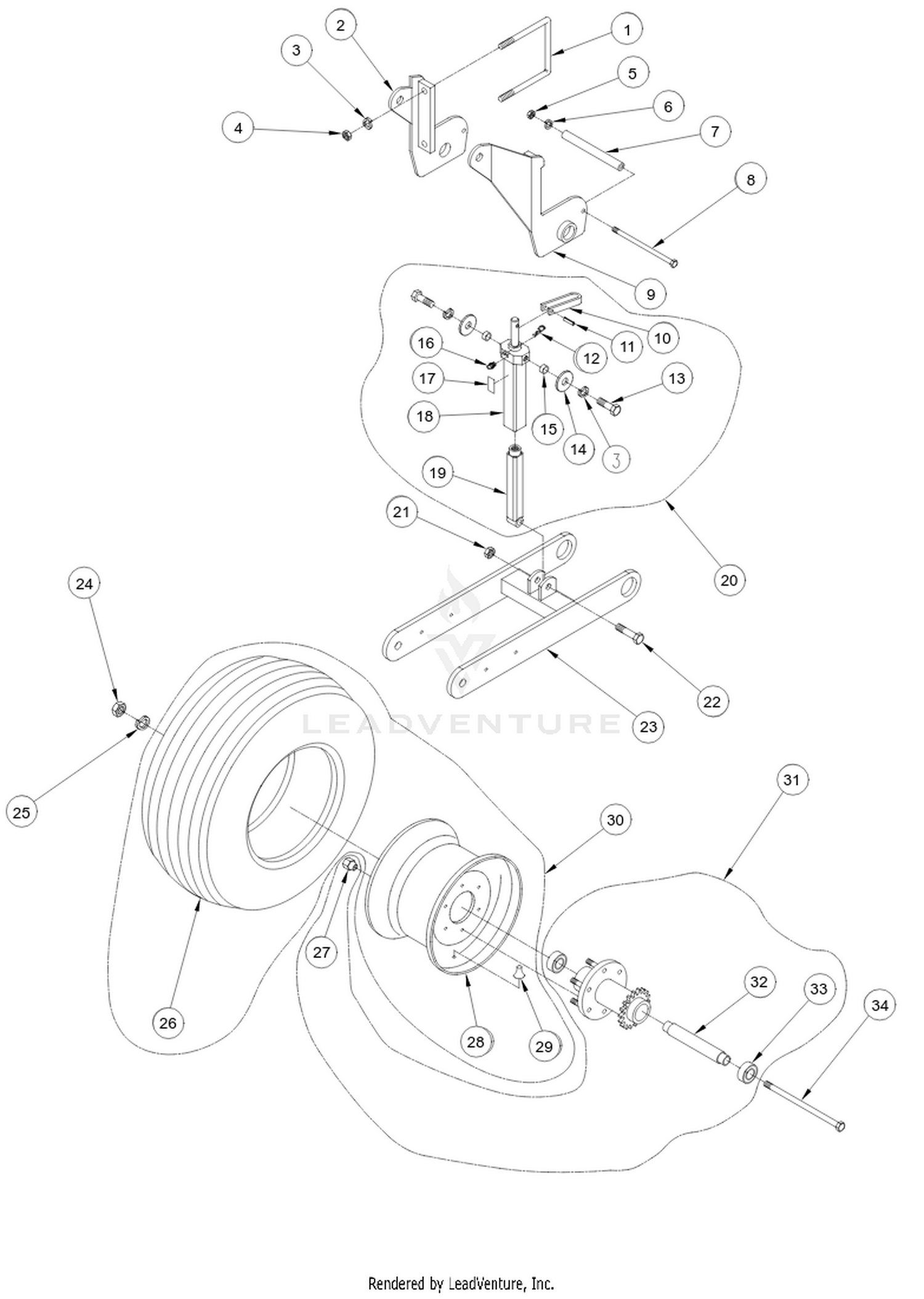Unverferth Fork Style Parts Diagrams