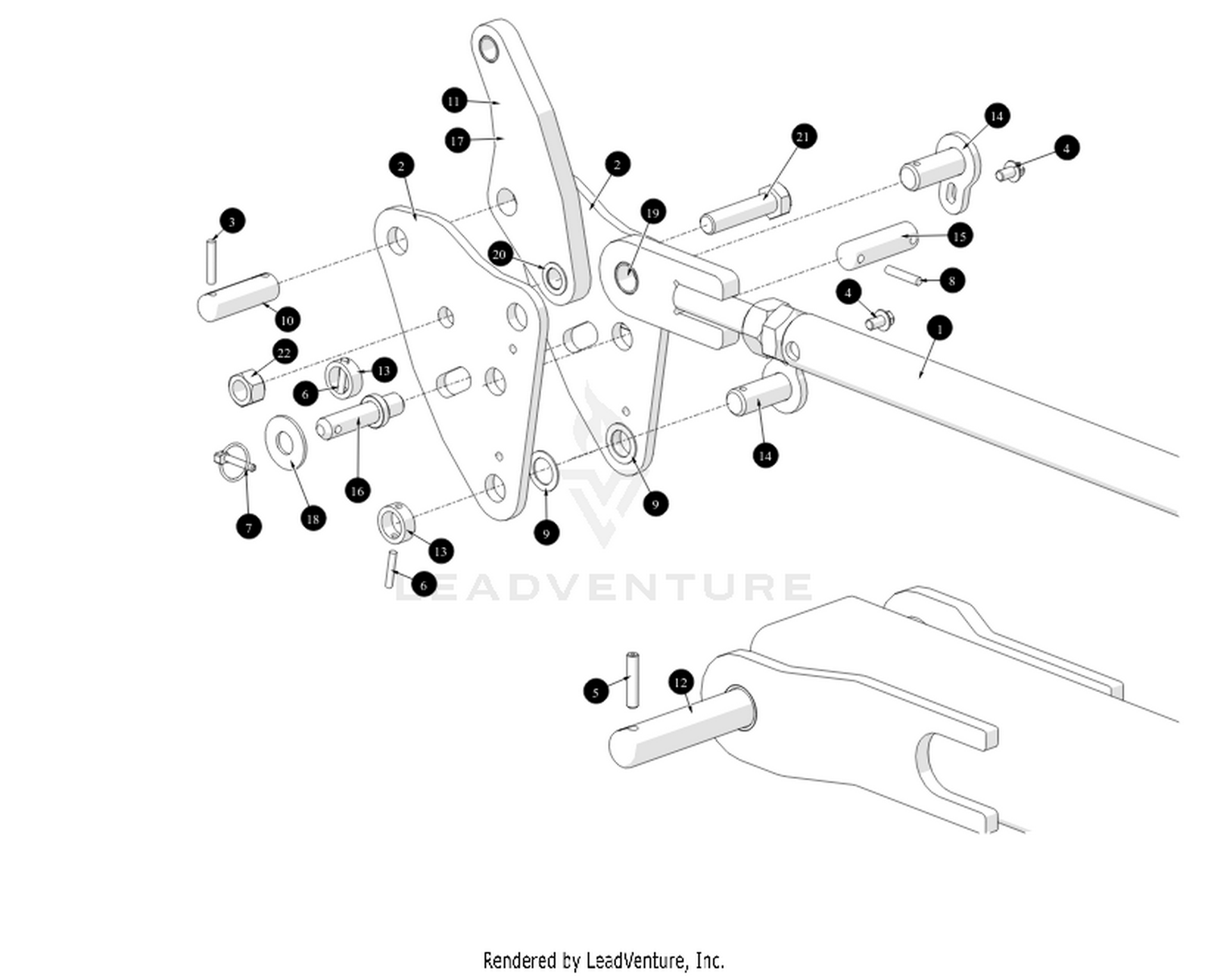 Unverferth Gull Wing Assembly Pins_Toolbar_CE_564 Parts Diagrams