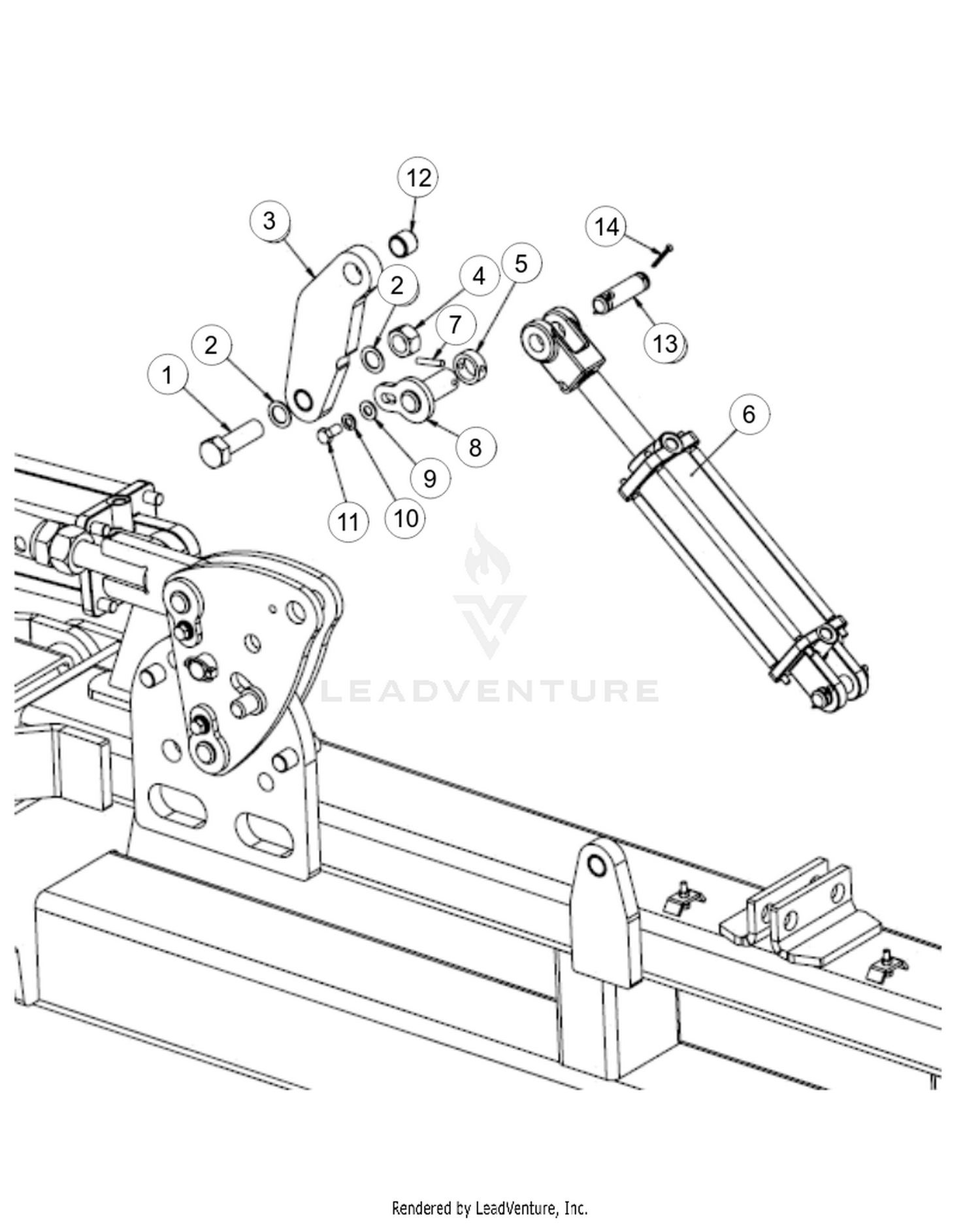 Unverferth Gull wing kit Parts Diagrams