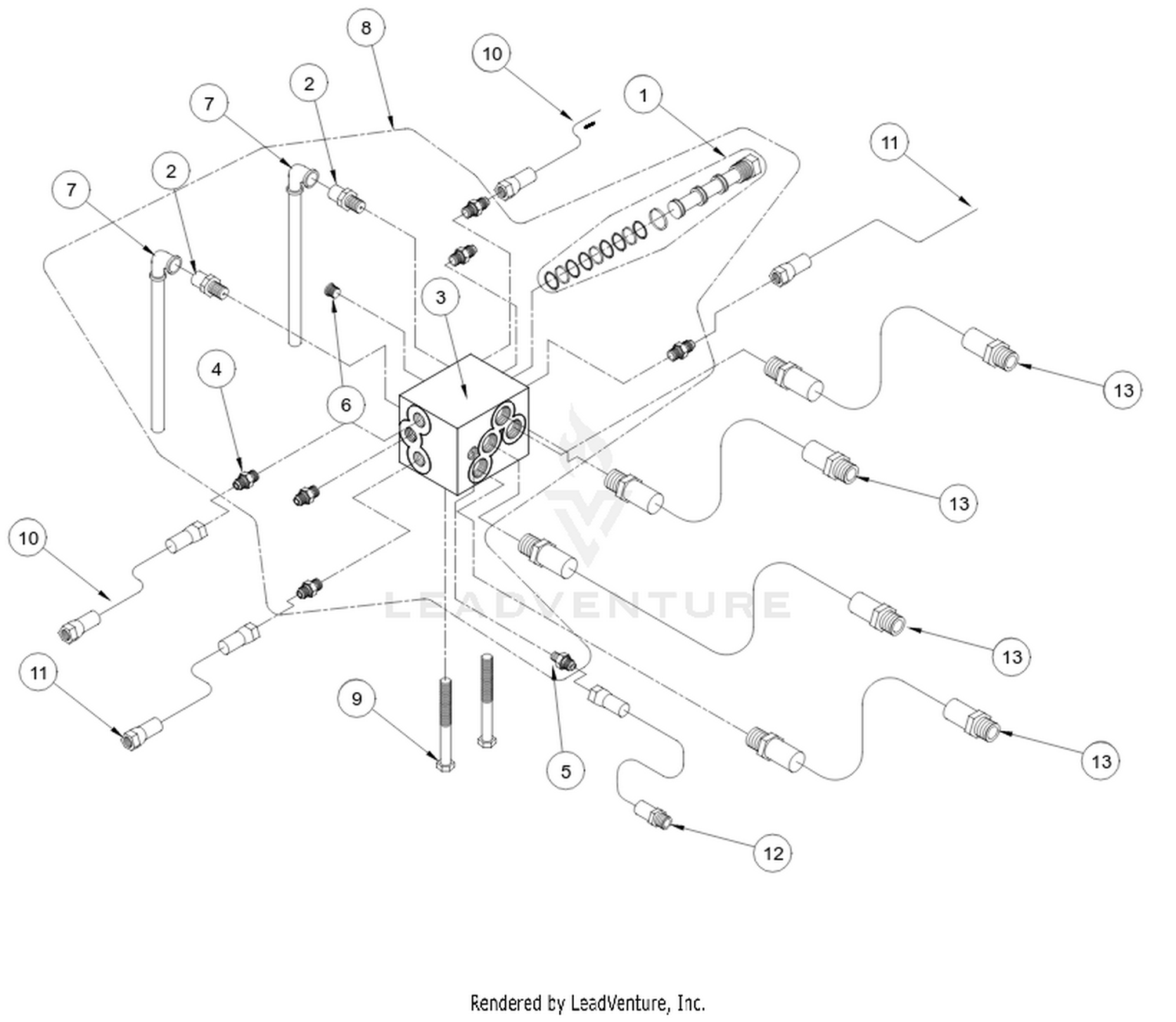 Unverferth Gull Wing Manifold Kit Parts Diagrams