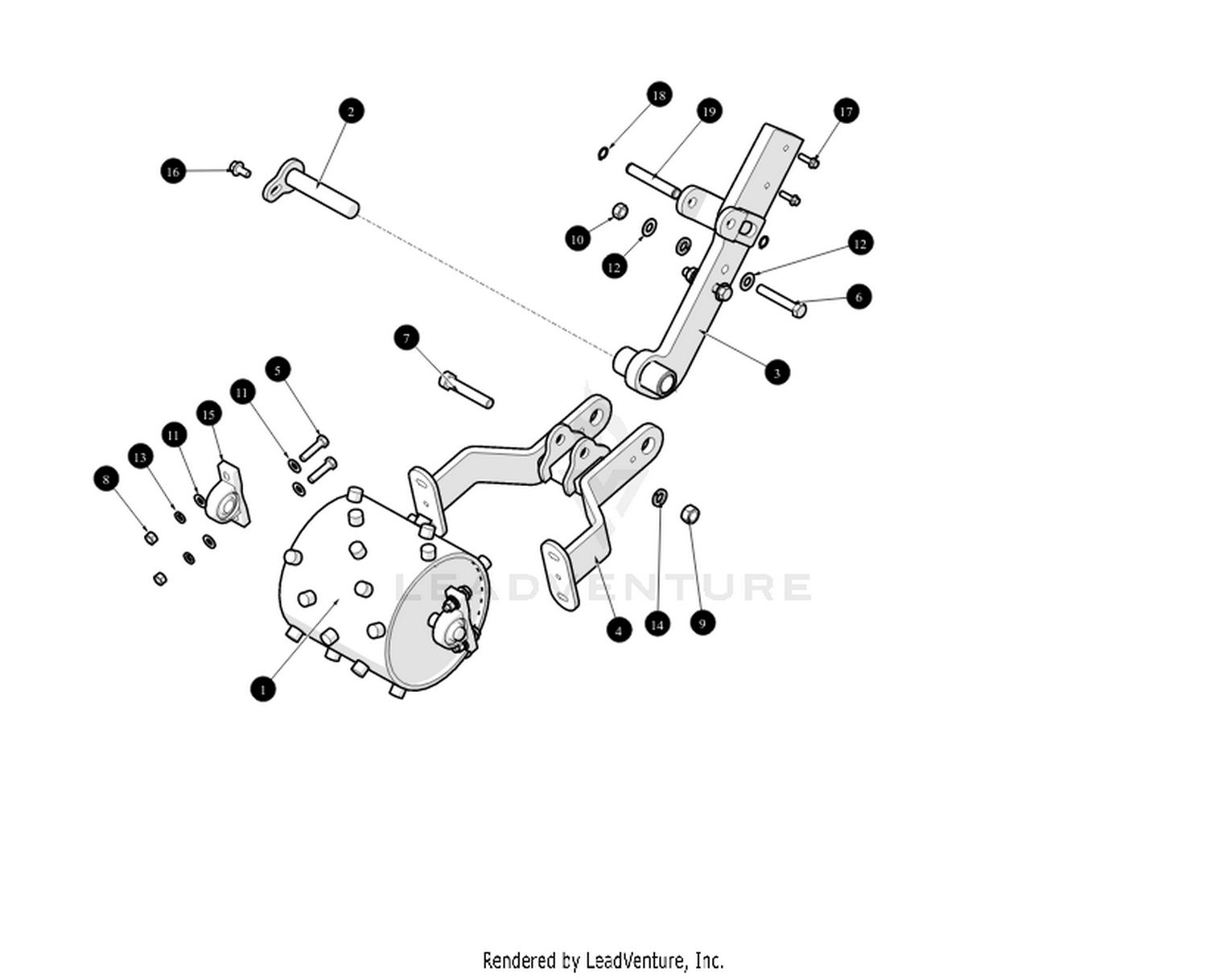 Unverferth Hydraulic Tracker Packer Parts Diagrams