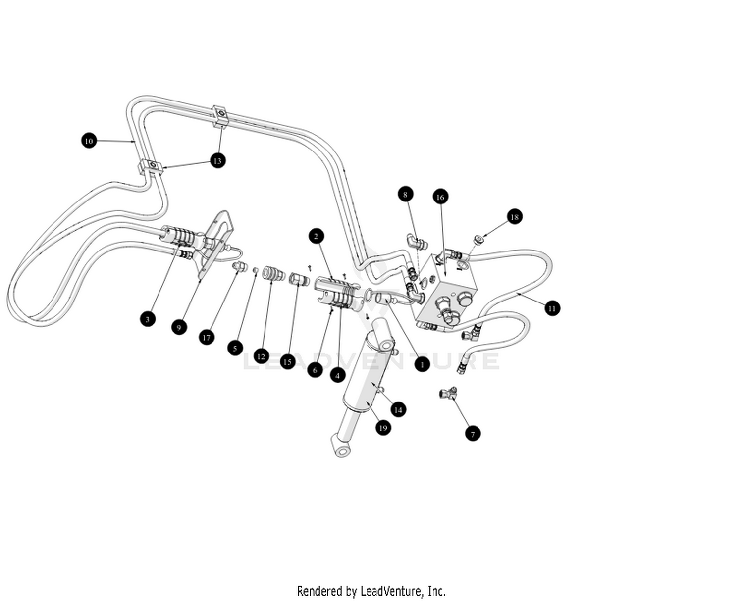 Unverferth Hydraulic Tracker Packer Hydraulics Parts Diagrams