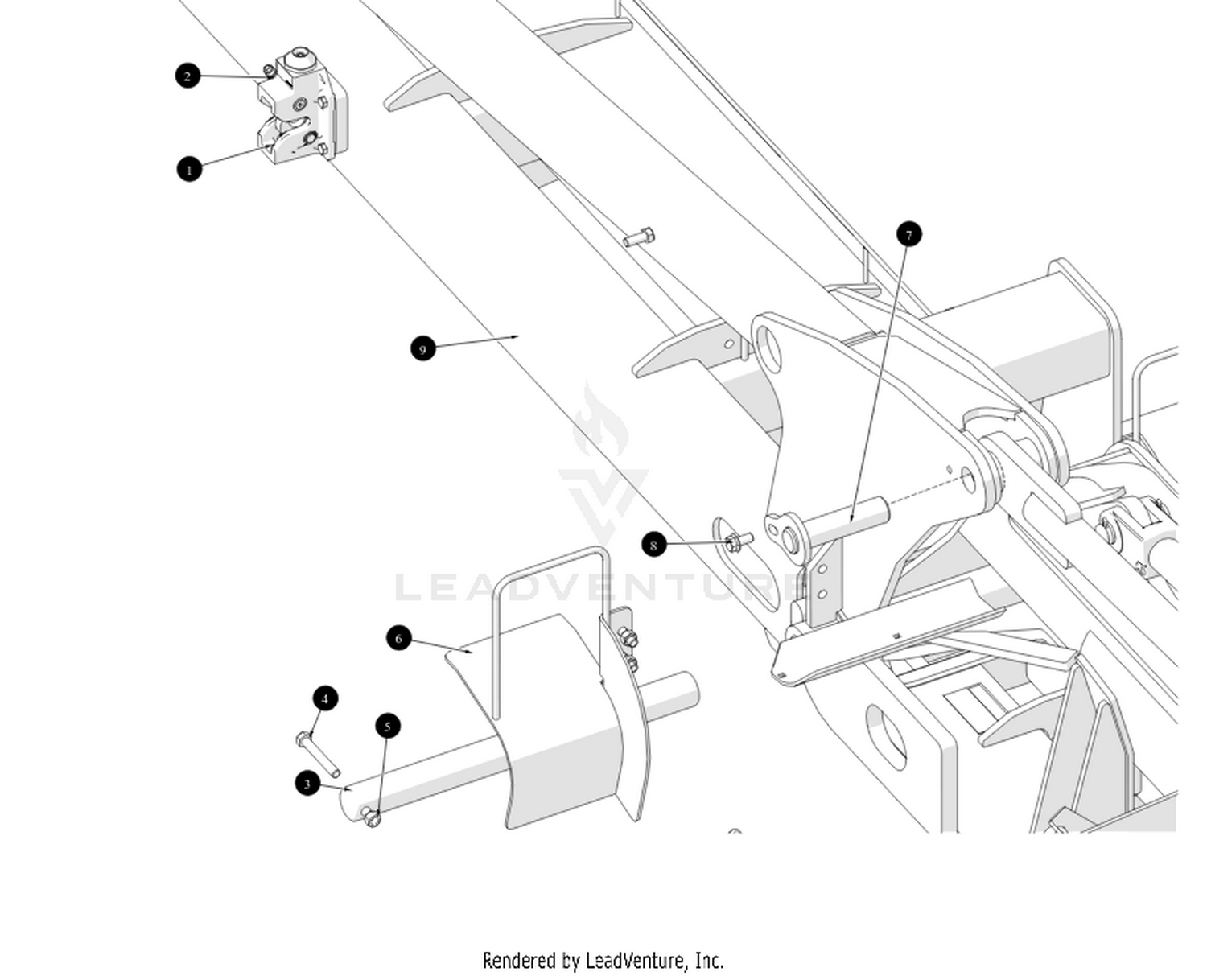 Unverferth Mid Wing Parts Diagrams
