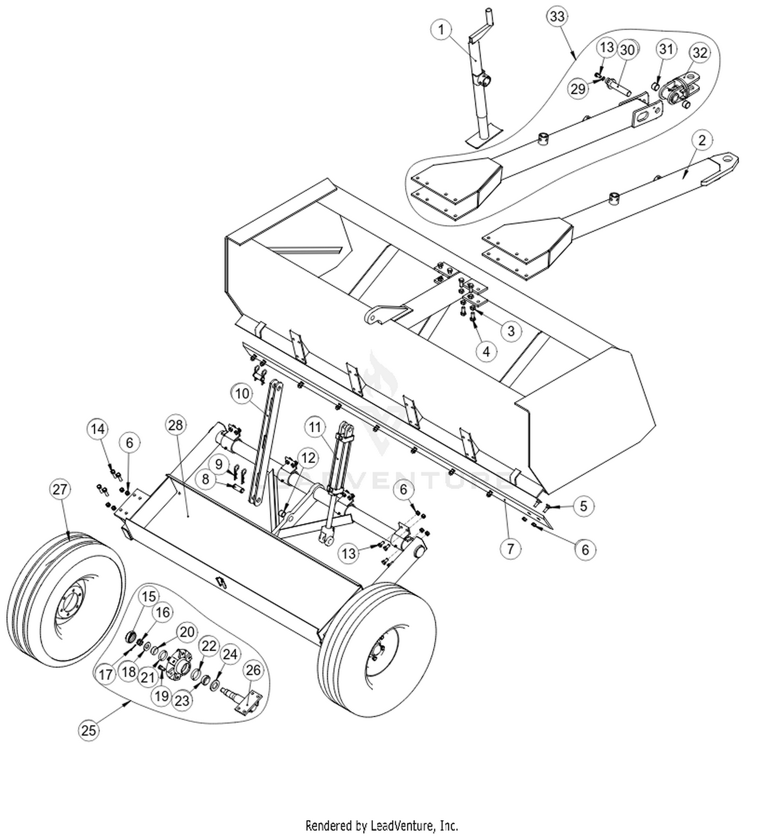 Unverferth Planing Scraper Parts Diagrams