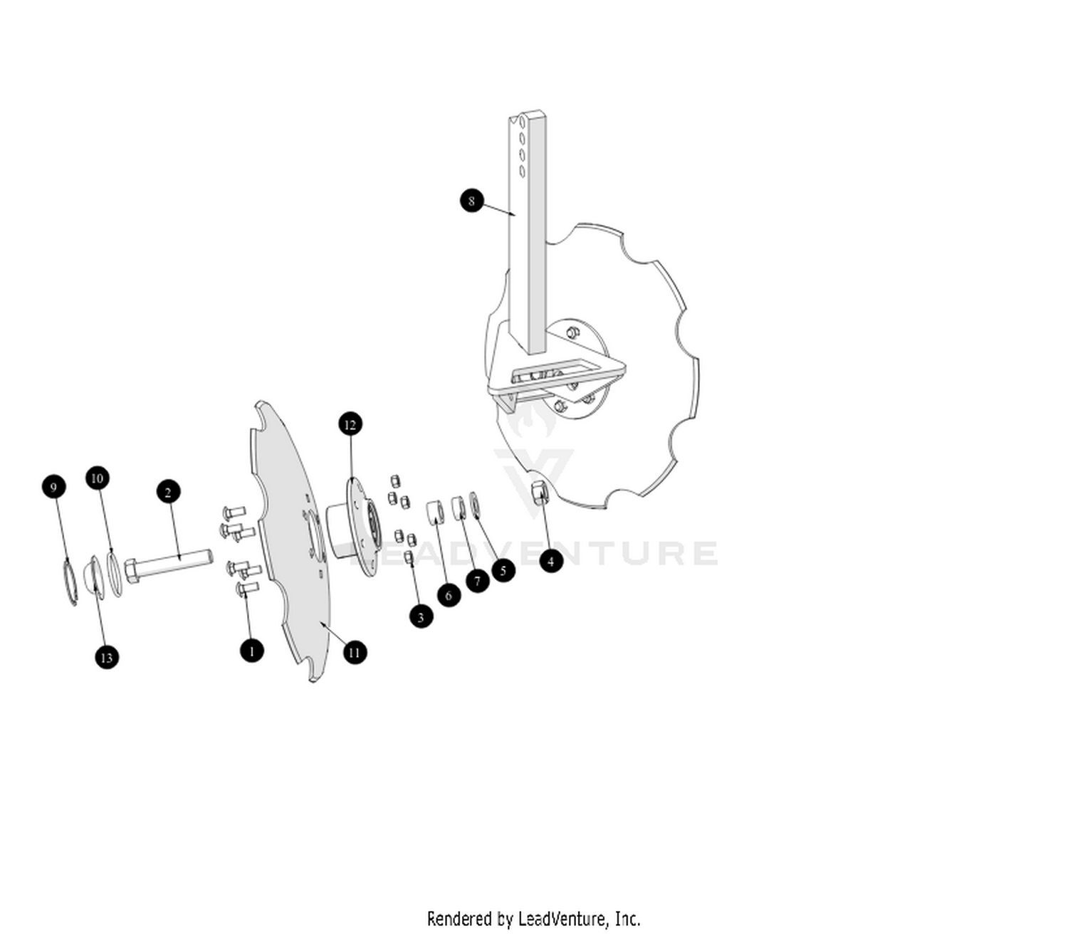 Unverferth Rigid Row Cleaner Parts Diagrams