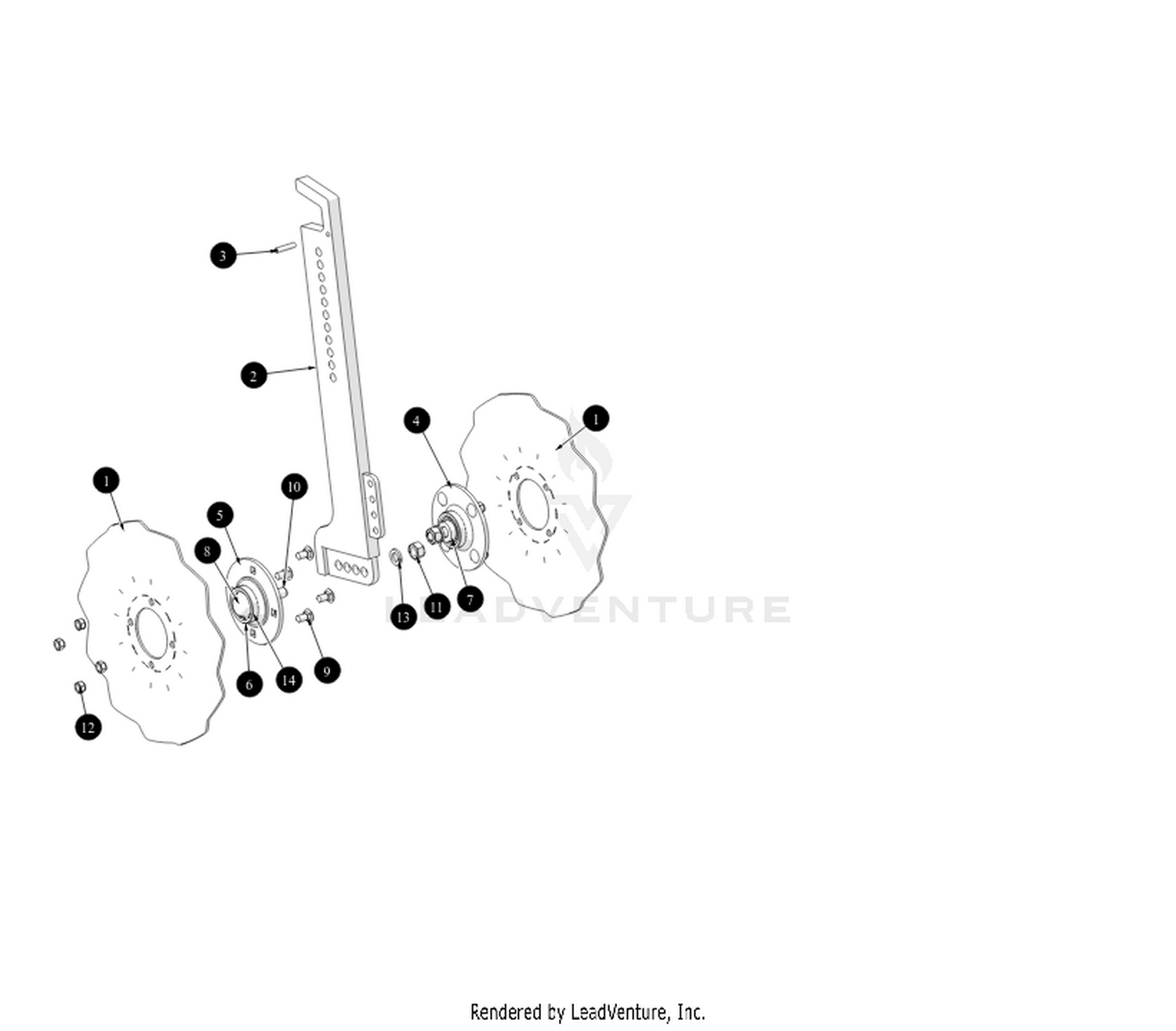 Unverferth Shallow Tillage Shank Parts Diagrams