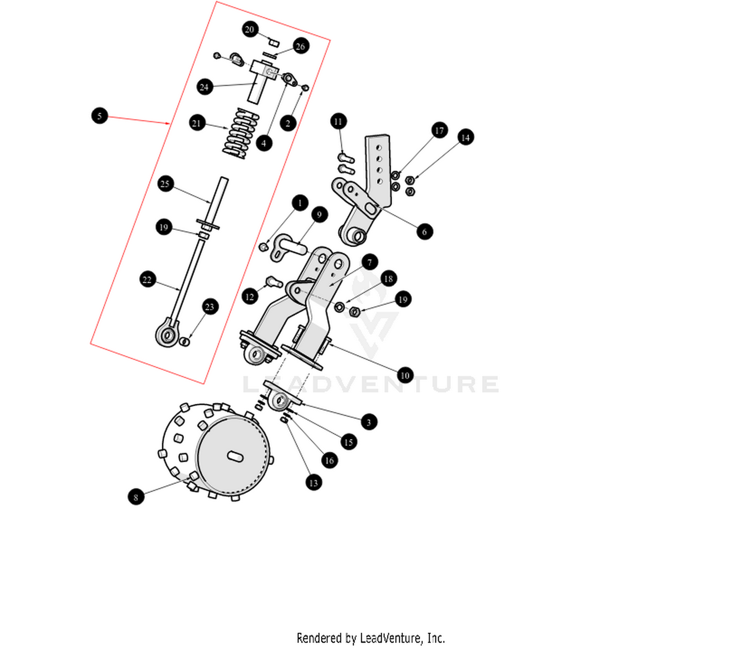 Unverferth Spring Tracker Packer Parts Diagrams