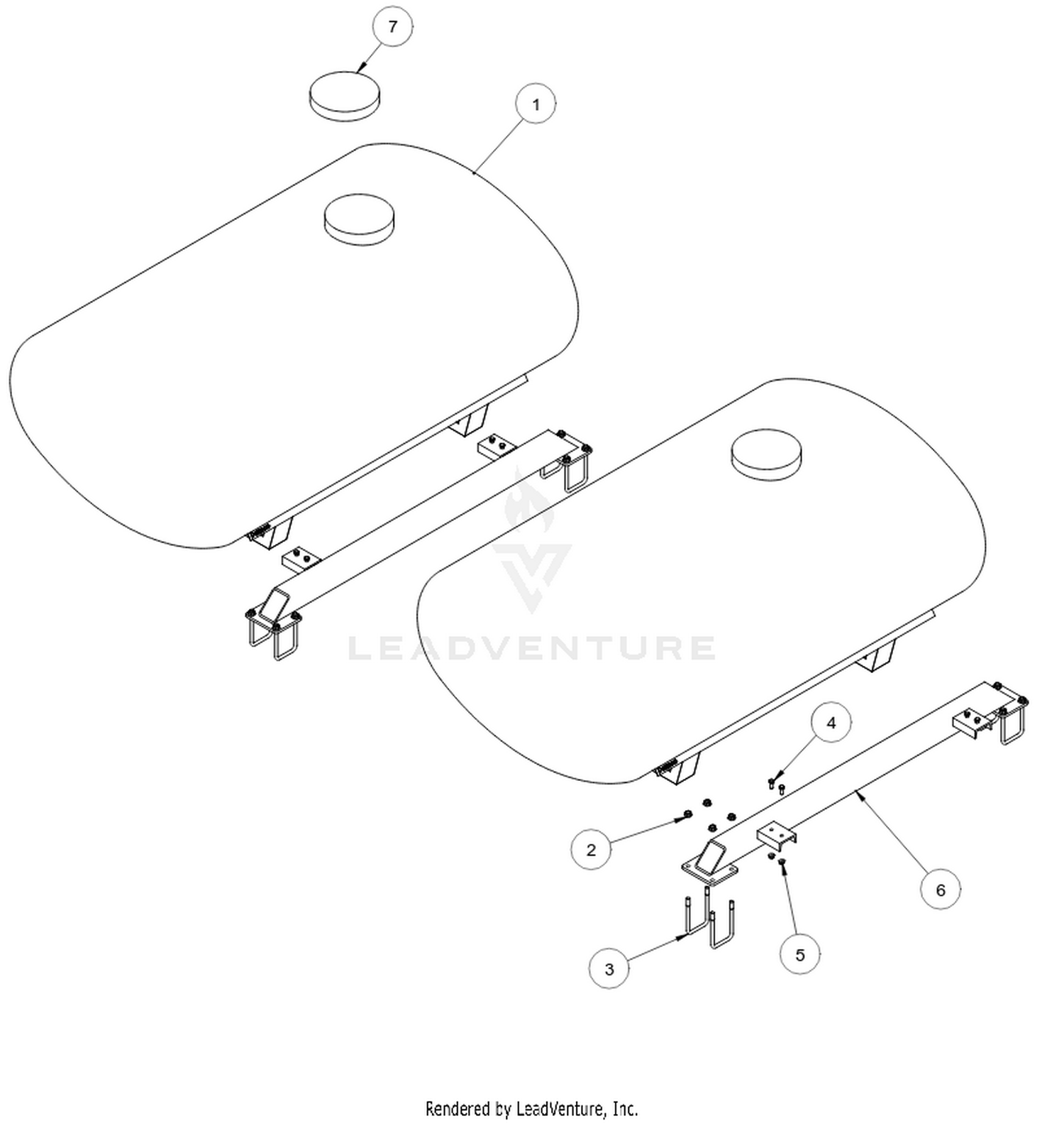 Unverferth Tank and Saddle Parts Diagrams