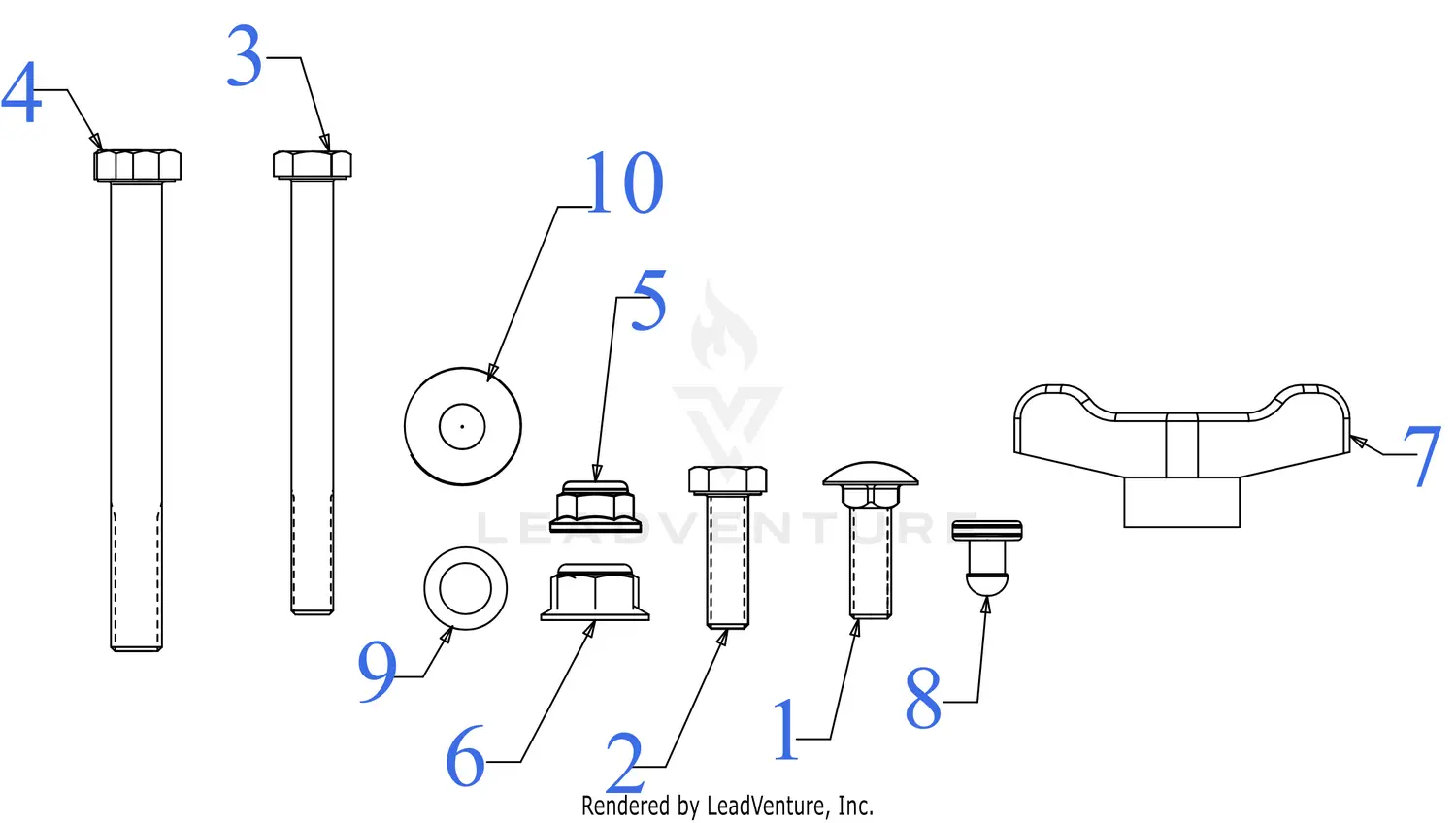 Cub Cadet 19B70054100 42 & 46-Inch Double Bagger (2020) Parts Diagrams