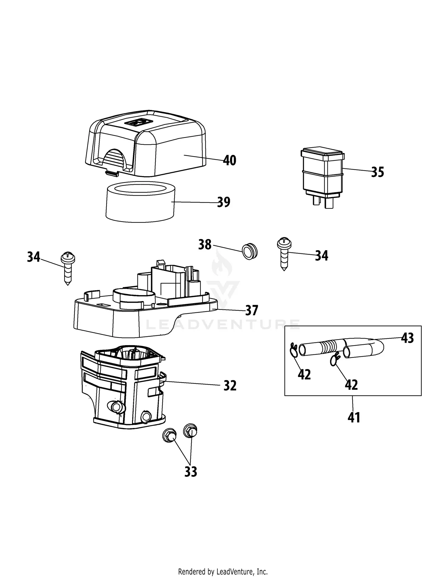 Cub Cadet 170-TU Engine Parts Diagrams
