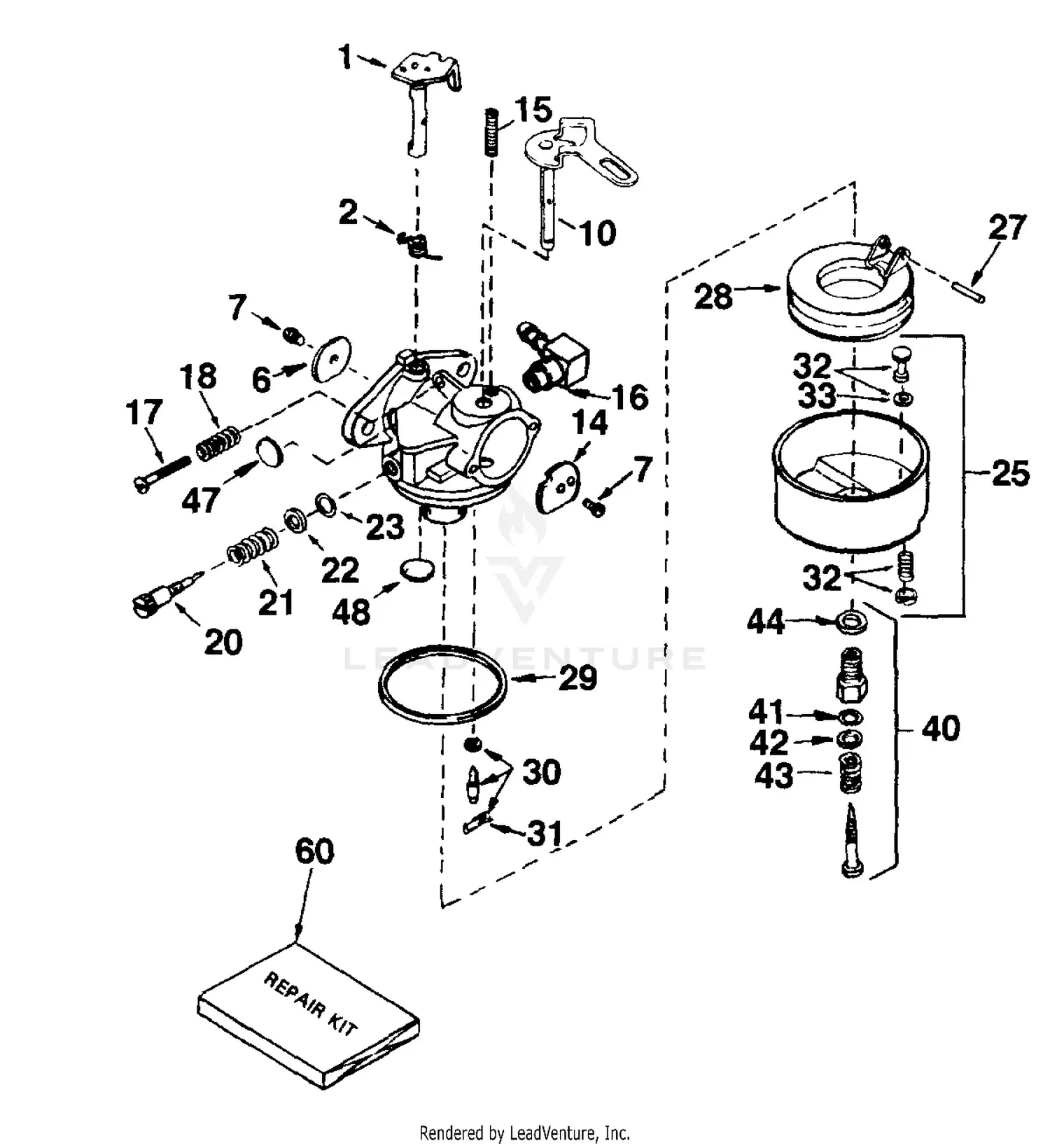 Cub Cadet 524 (316-616E100) (1996 Engine) Parts Diagrams