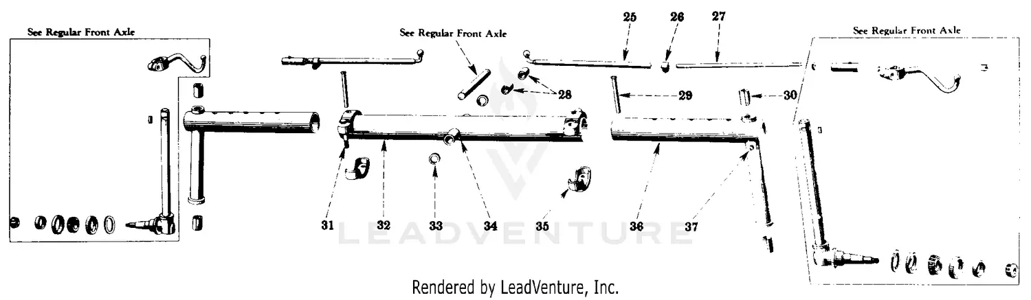 Cub Cadet Farmall Cub Tractor (S/N 222,501 to 224,704) Parts Diagrams