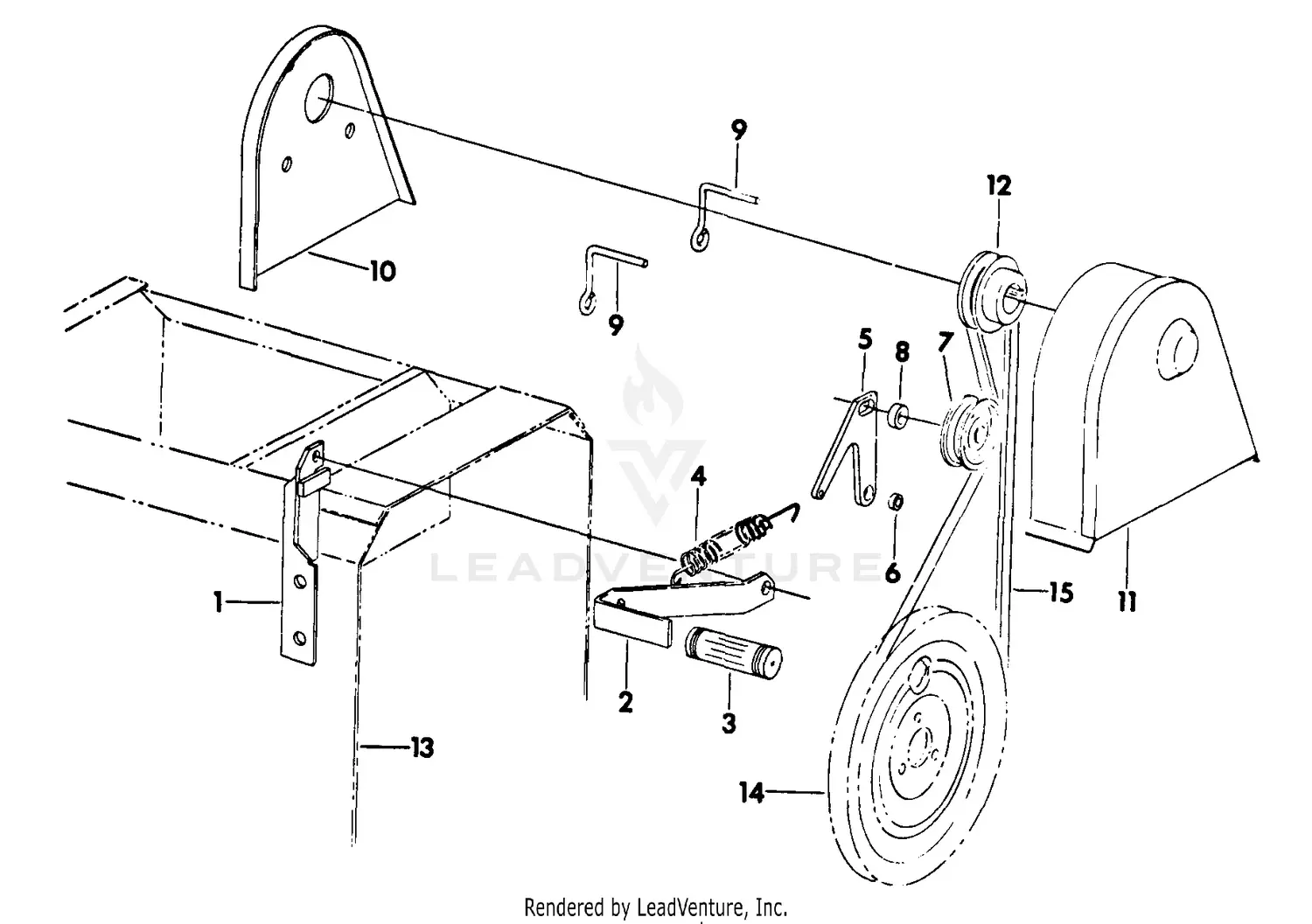 Cub Cadet 265 Snow Blower - Built 1971-1981 Parts Diagrams