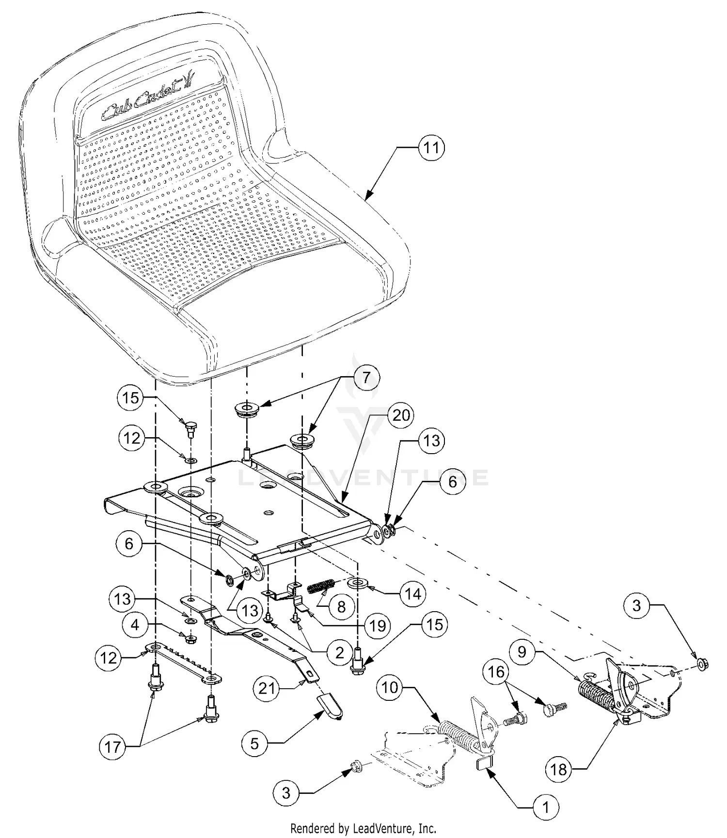 Cub Cadet LT1022 Tractor 13AB11CH710 13AB11CH712 Parts Diagrams