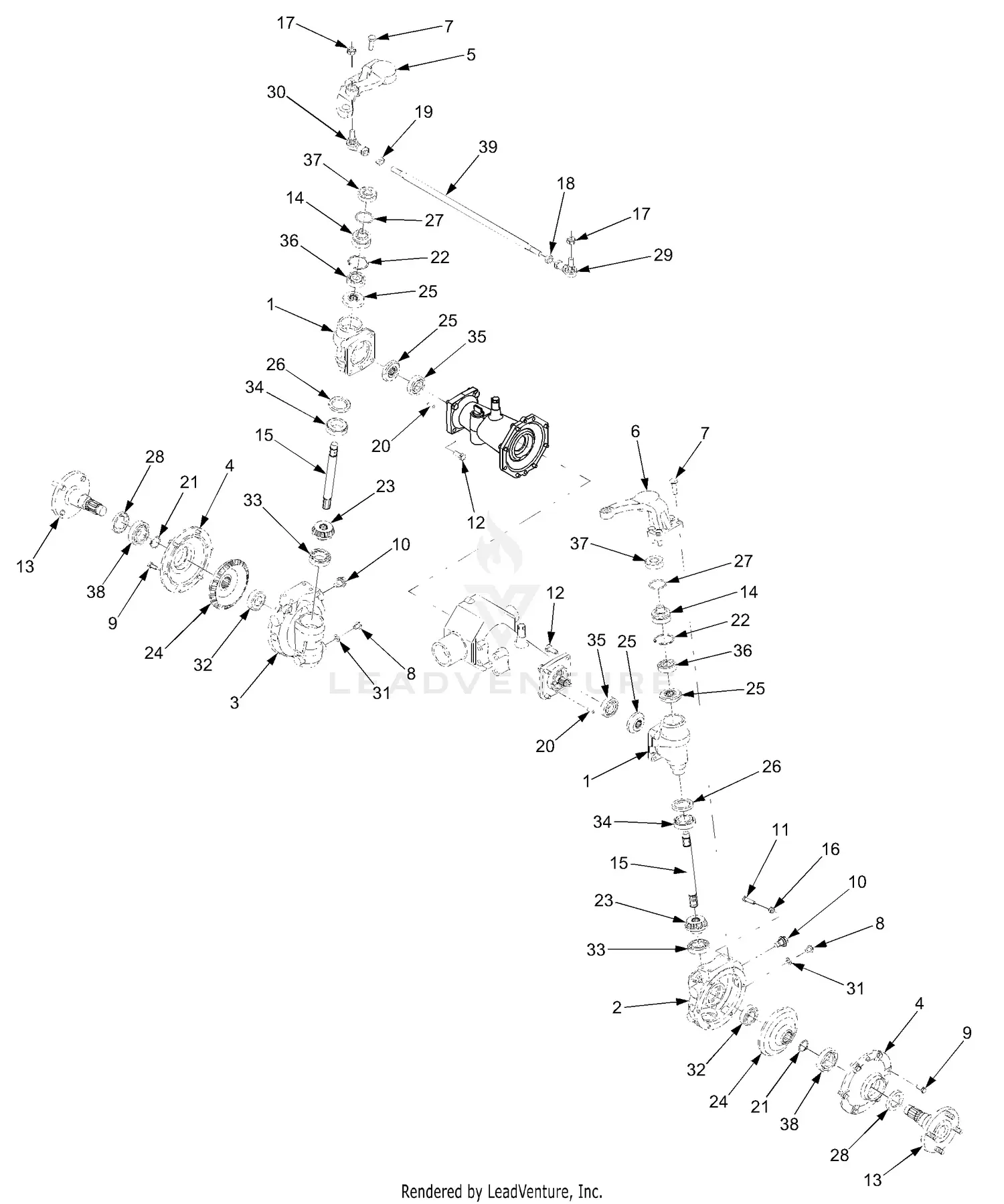 Cub Cadet 5234DL Tractor 54AL544-710 54BL544-710 Parts Diagrams