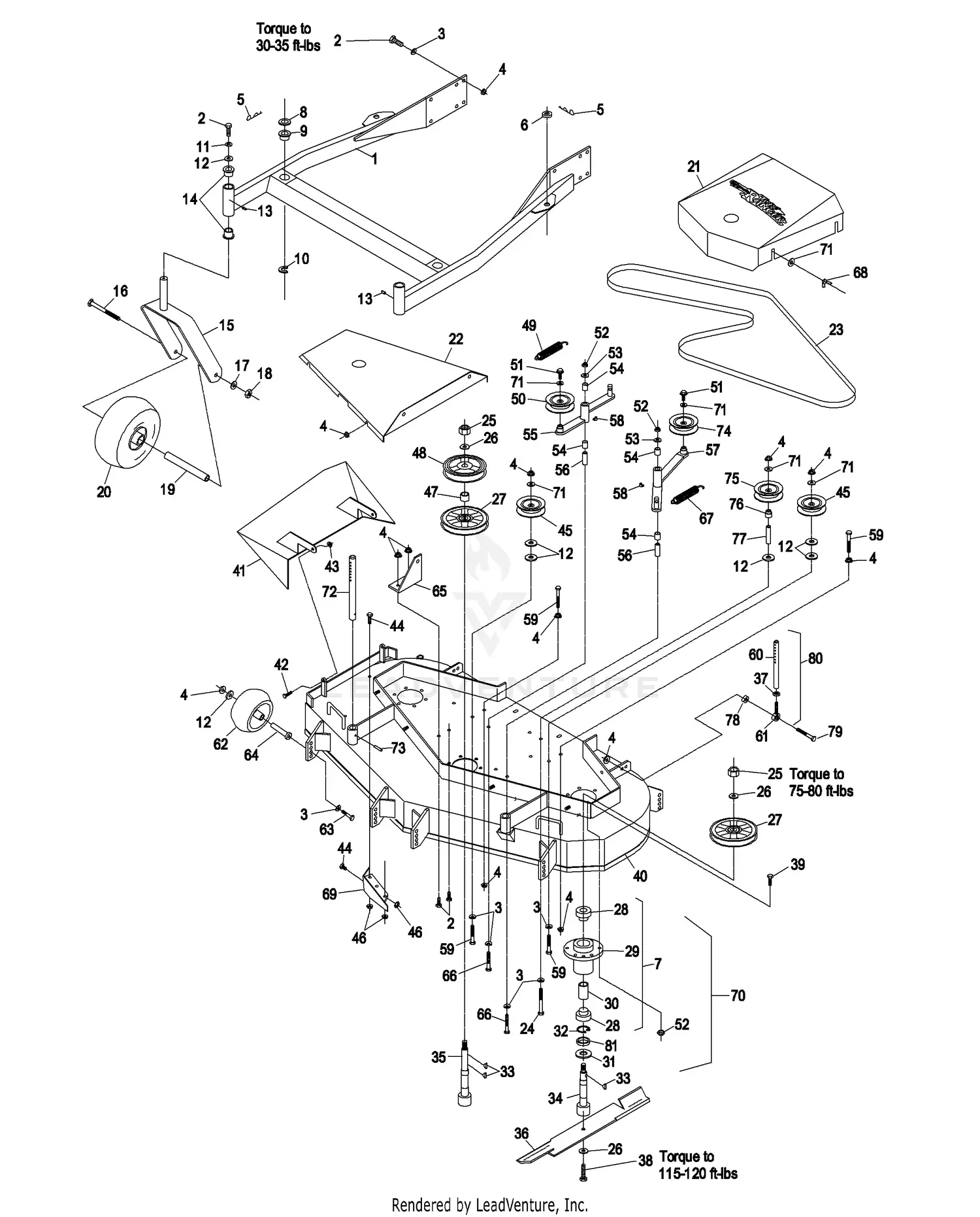 eXmark Turf Ranger S/N 260,000-319,999 FMD523 Ranger S/N 260,000 ...