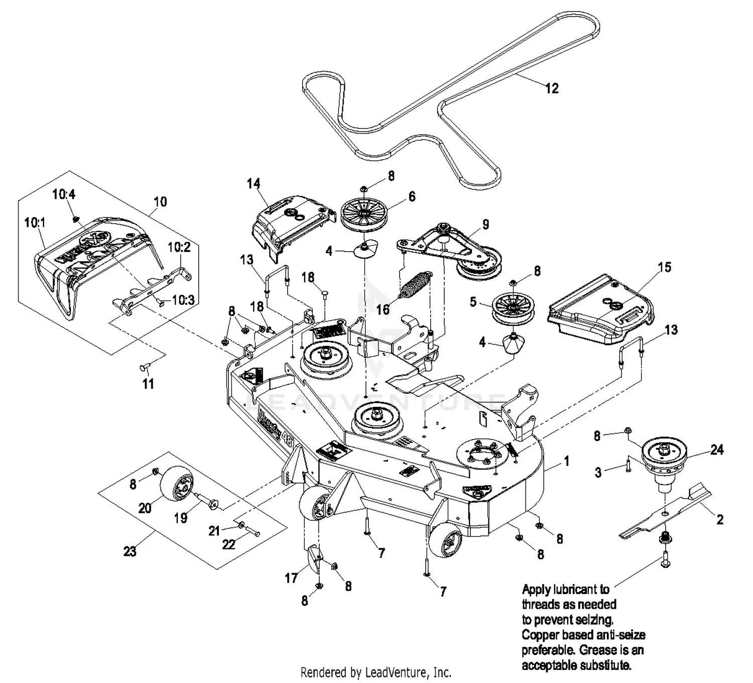 eXmark Lazer Z AS S/N 790,000-849,999 LZAS20BV484 S/N 790,000-849,999 ...
