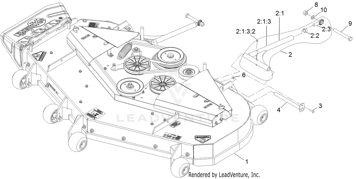 eXmark LZDS902K605 S/N 314,000,000 & Up Parts Diagrams