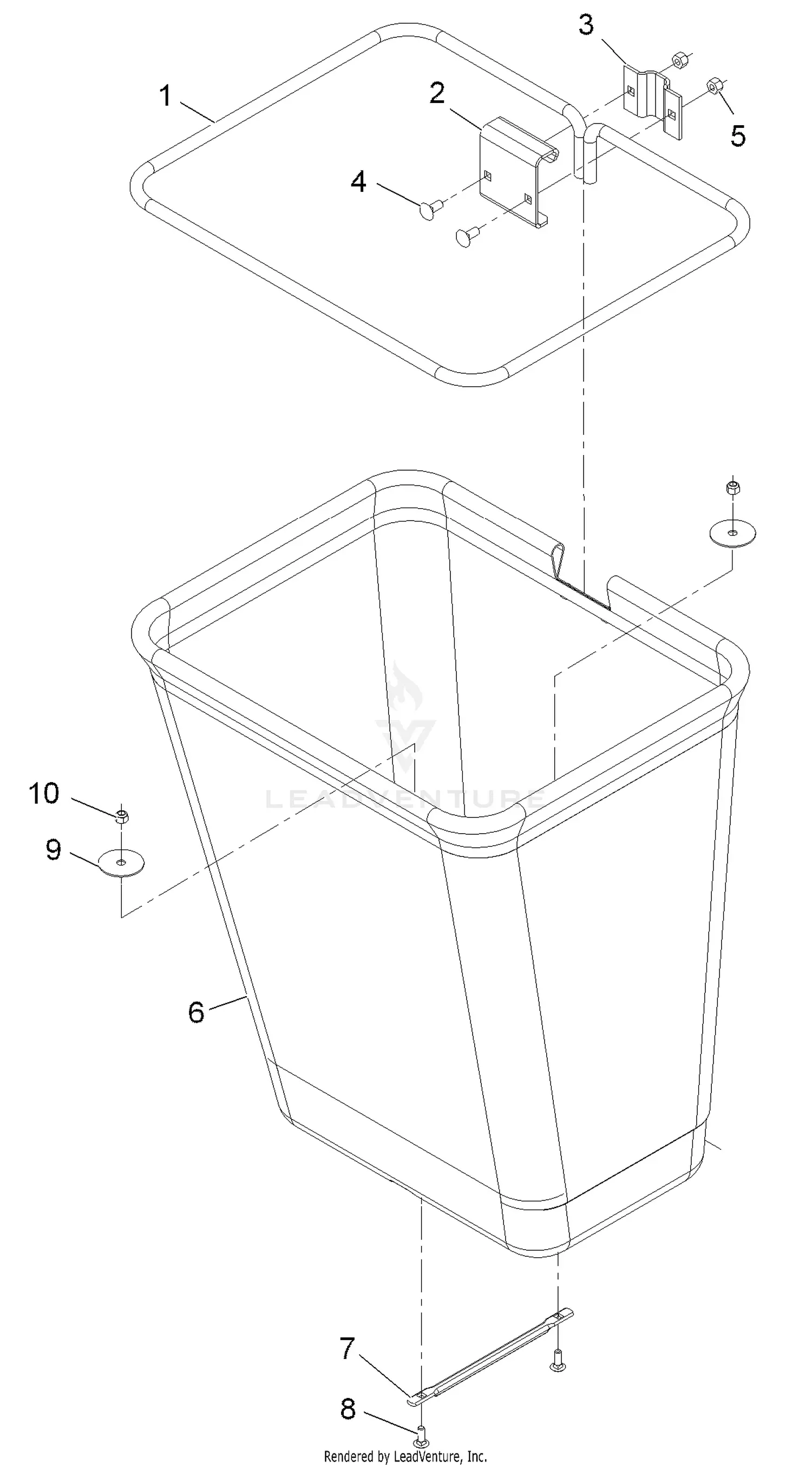 eXmark LZUV3B S/N 316,000,000 & Up Parts Diagrams