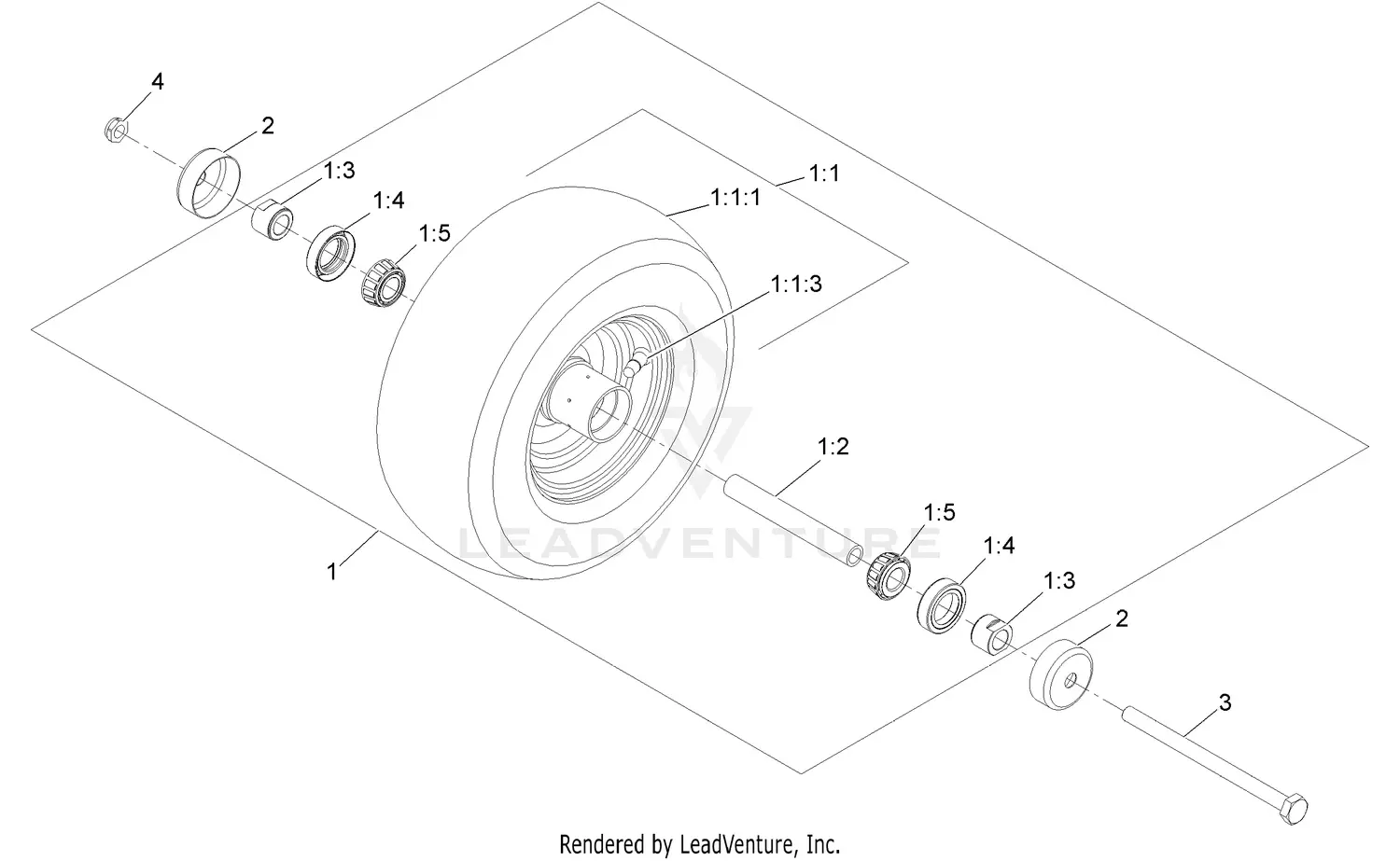 eXmark PNS20KA443 S/N 920,000 & Up Parts Diagrams
