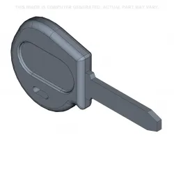 New Holland #71492446 KEY, IGNITION