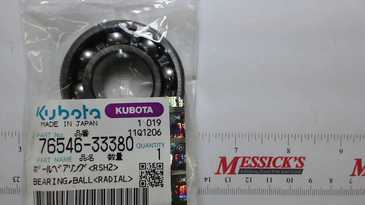 Kubota #76546-33380 Bearing