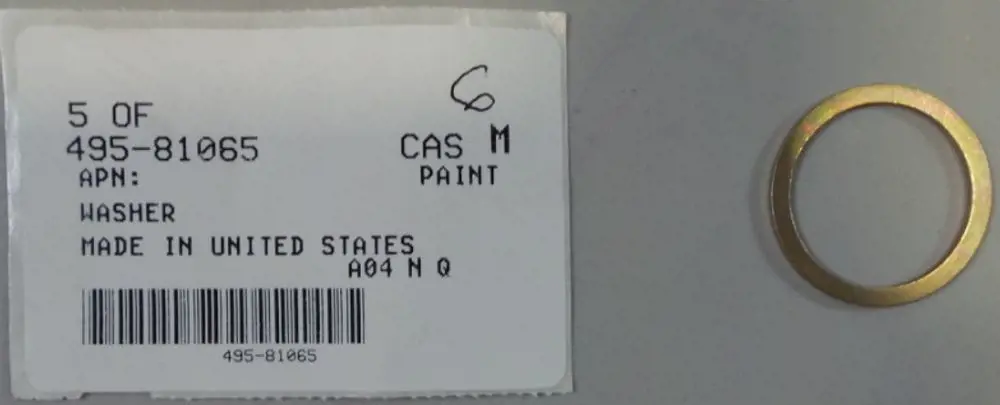 Case IH #495-81065 WASHER
