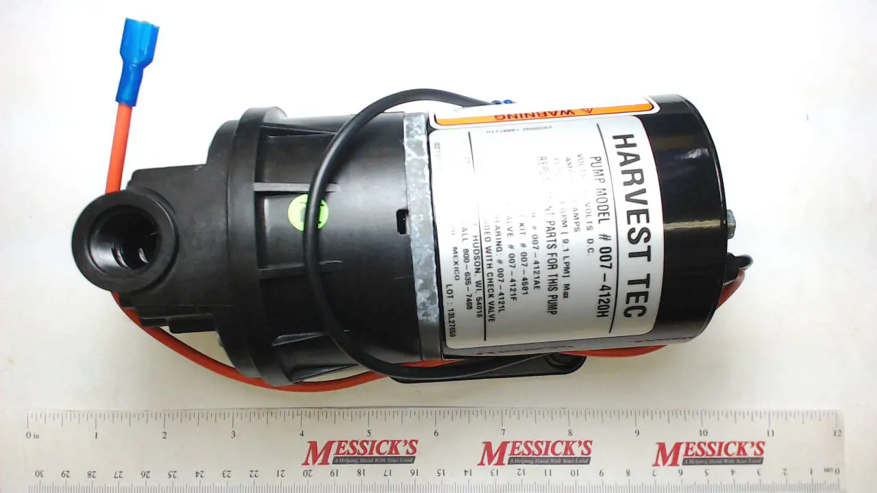 Harvest Tec #007-4120H 12V PUMP 90DEG