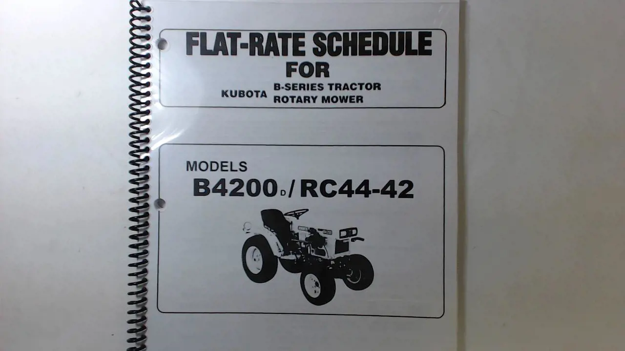 Kubota #97897-30101 FRS B4200/RC44-4