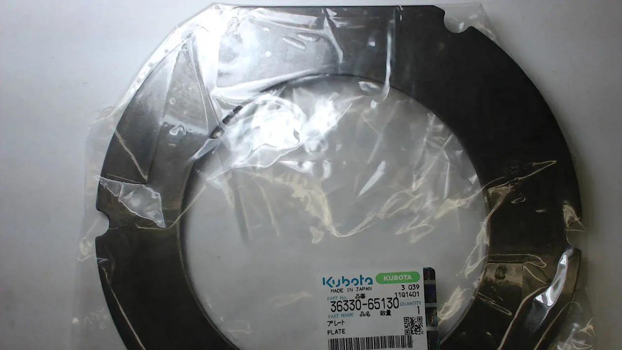 Kubota #36330-65130 PLATE, BRAKE
