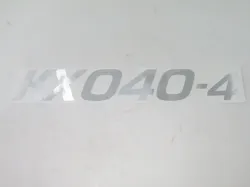 Kubota #RD158-57130 MARK,MODEL RH