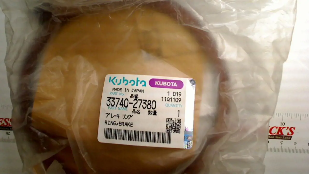 Kubota #33740-27380 RING, BRAKE