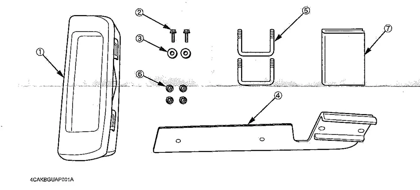 Kubota #BX3058 Tool Box Kit