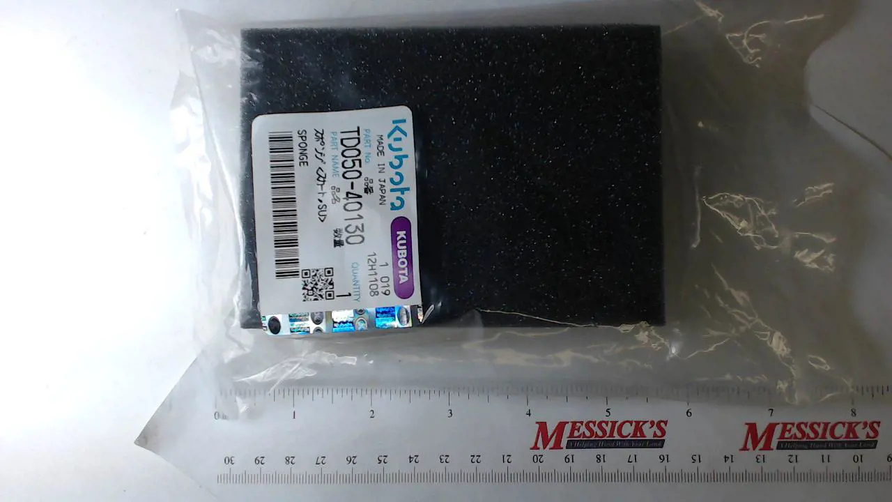 Kubota #TD050-40130 SPONGE