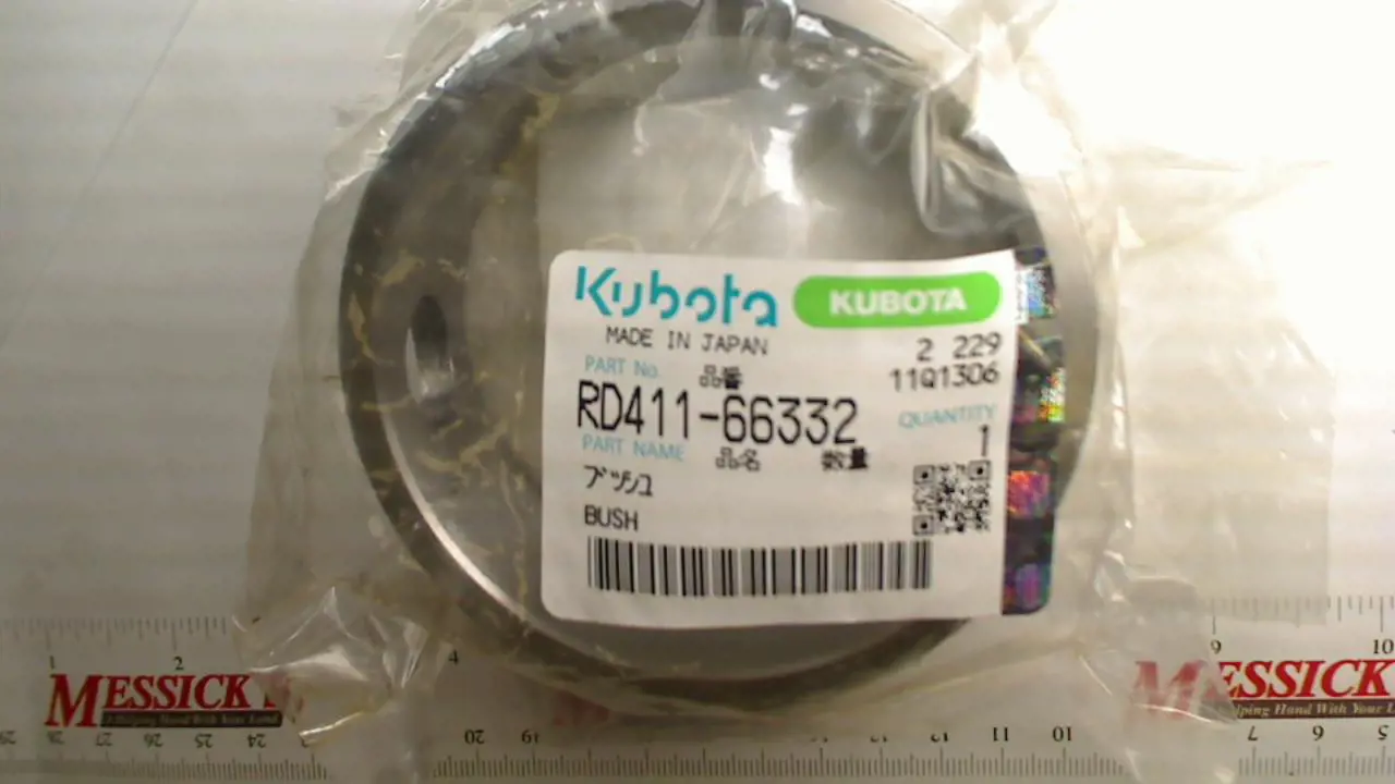 Kubota #RD411-66332 BUSH- KX121-3