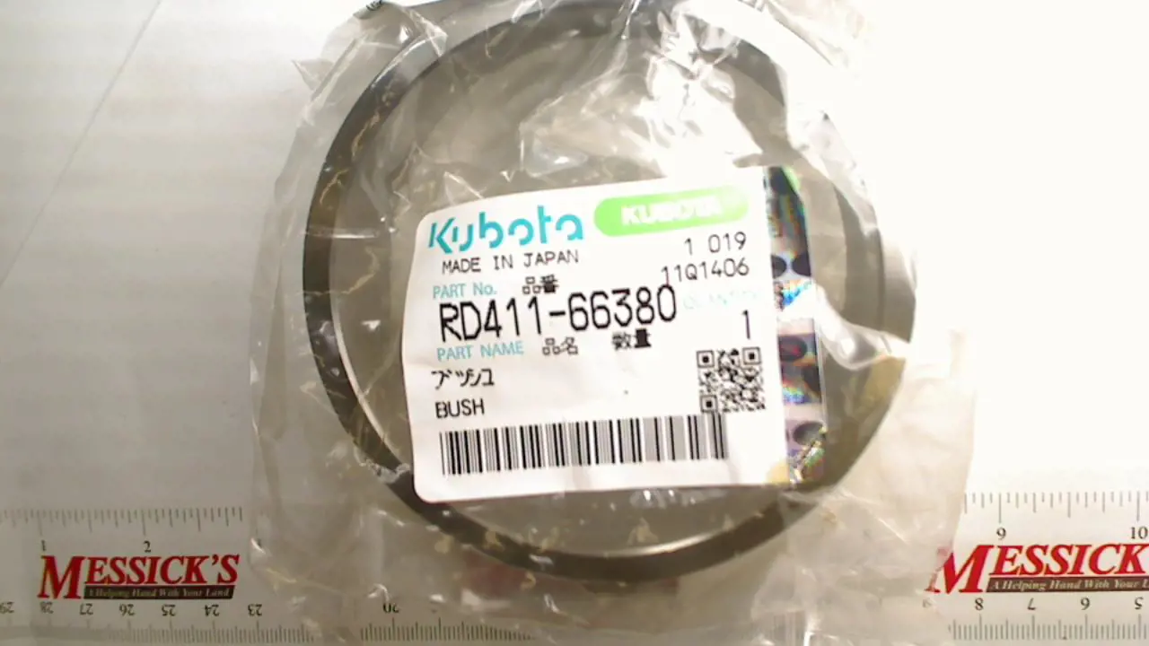 Kubota #RD411-66380 BUSH- KX121-3
